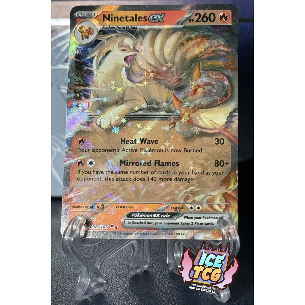 Ninetales ex - 038/165 - Ultra Rare (151) | Shopee Philippines