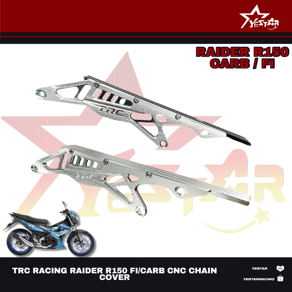 Yestar TRC Racing Raider 150 FI/CARB CNC Machined Chain Cover ...