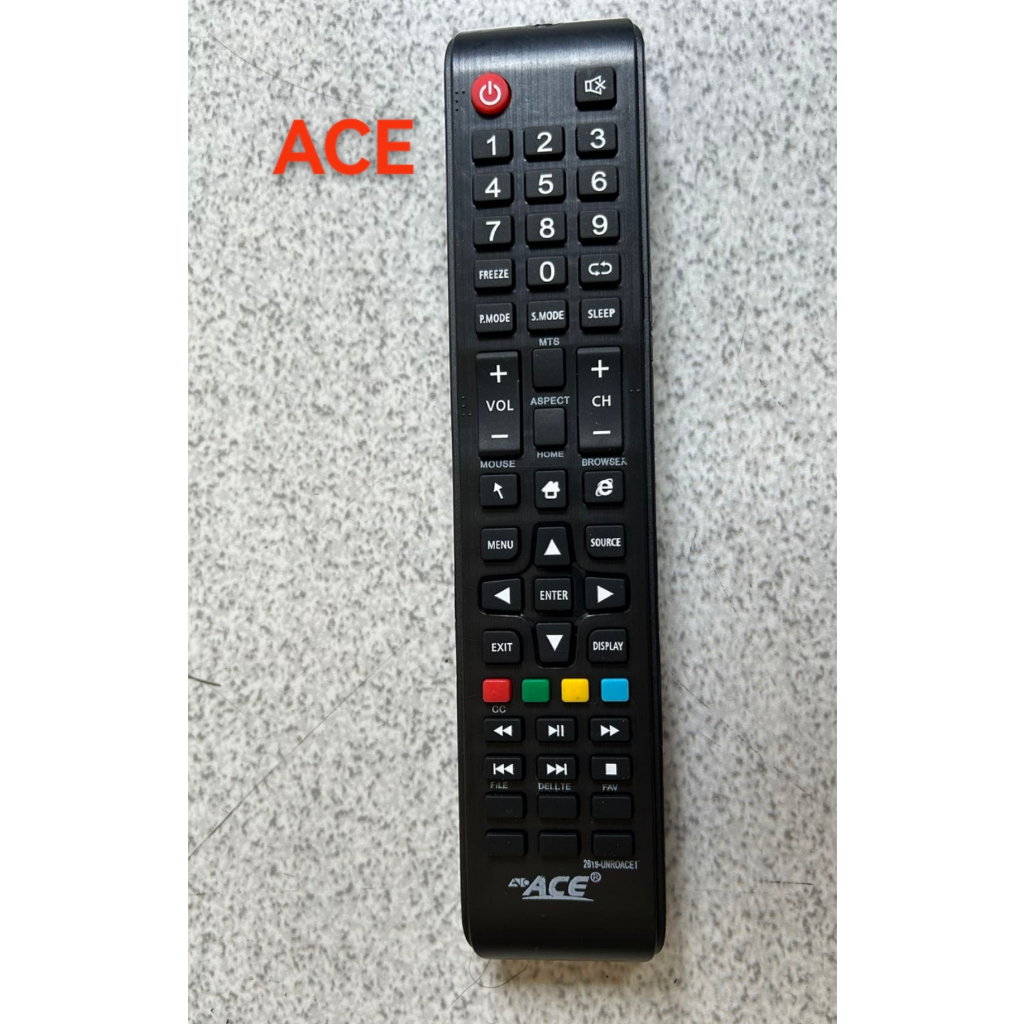 Remote Control Suitable For ACE lcd/smart TV | Shopee Philippines