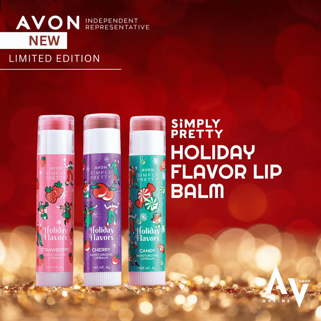 Avon Simply Pretty Holiday Flavor Lip Balm | Shopee Philippines