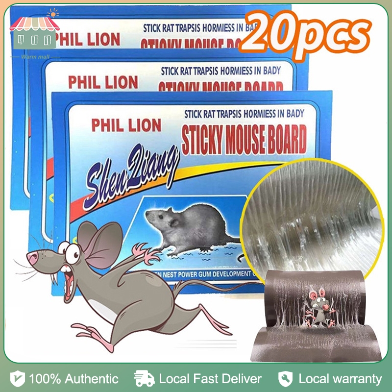 Mouse Sticky Mice Rodent Glue Board Bait Trap Super Stick Mouse Rat ...