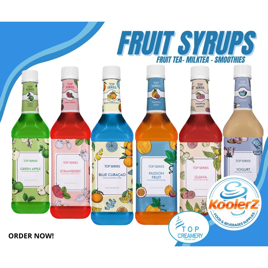 Top Creamery fruit Syrup | Strawberry | Blueberry | Wintermelon ...