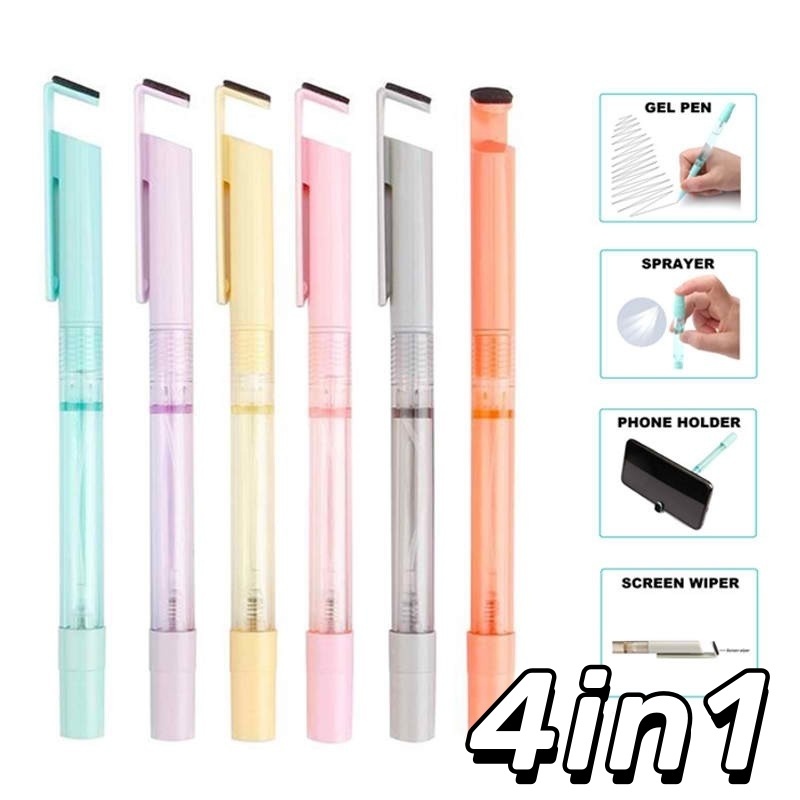 4 in 1 Alcohol Spray Pen Sanitizer Pen Refillable Bottle Ballpen ...