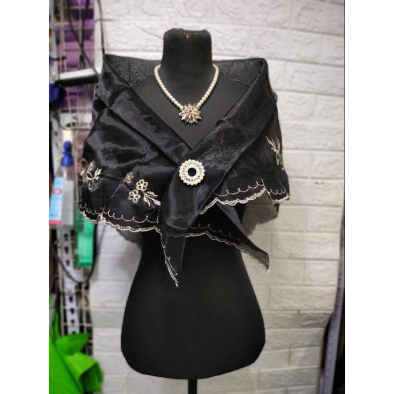 filipiniana alampay with brooch costume assorted burda | Shopee Philippines