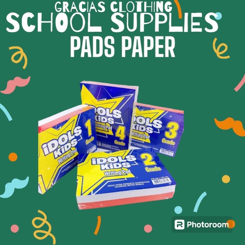 WRITING PAD 10 BUNDLE PAPER GRADE 1 TO GRADE 6 GOOD QUALITY/ SCHOOL ...