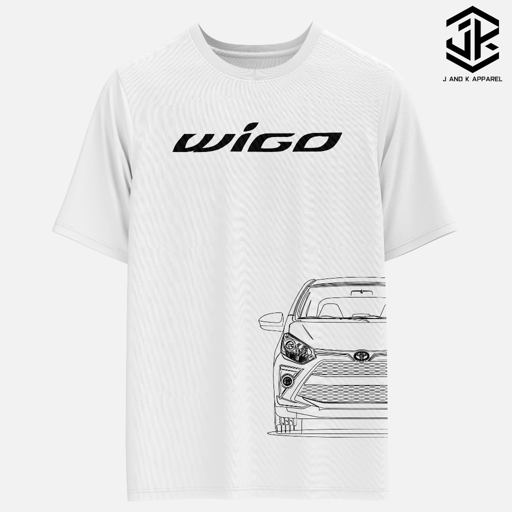 Toyota Wigo 2022 Car Lineart Design Shirt V2 | Shopee Philippines