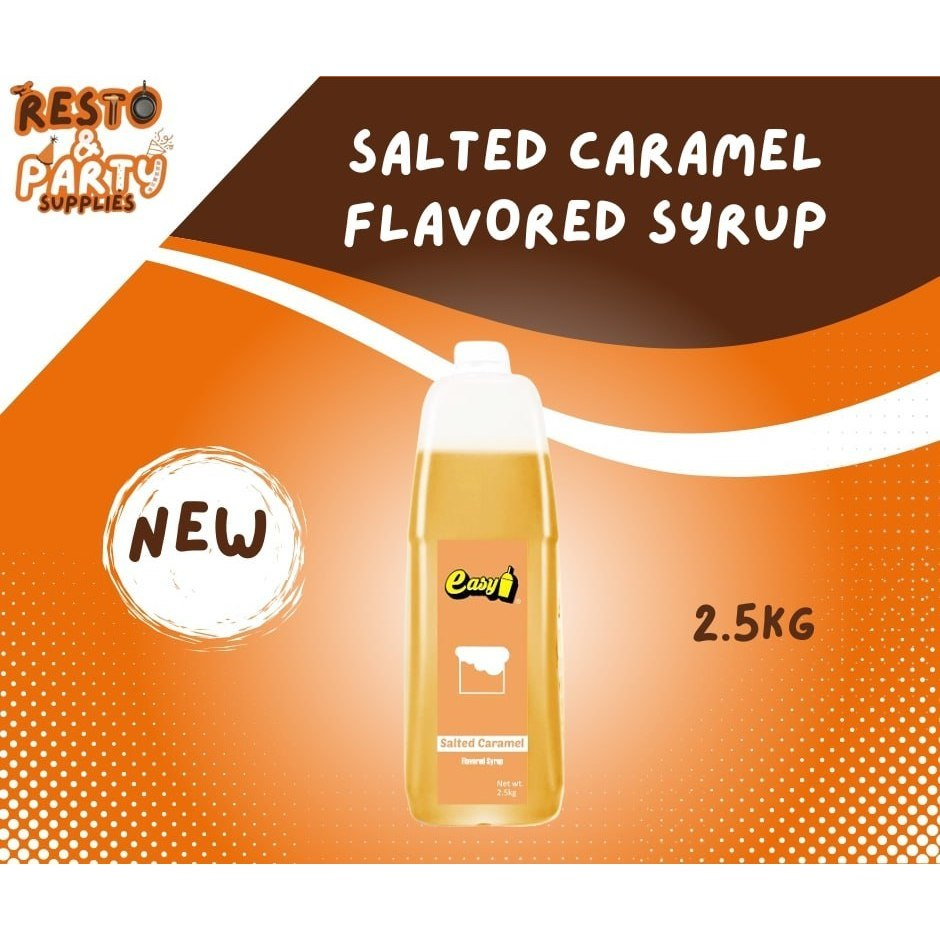 Easy Salted Caramel Flavored Syrup 2.5kg | Shopee Philippines