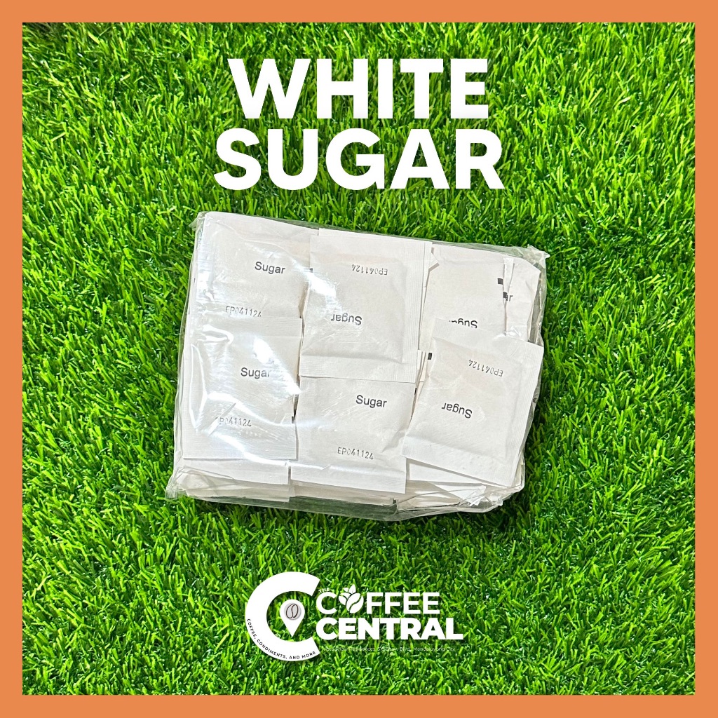 White Sugar Sachet 5g 100pcs | Single Serve Condiments The Coffee ...