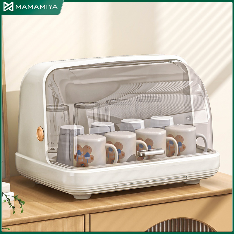 Cup Drainer with Cover Dish Rack Drainer dish organizer Glass Cup Mug ...