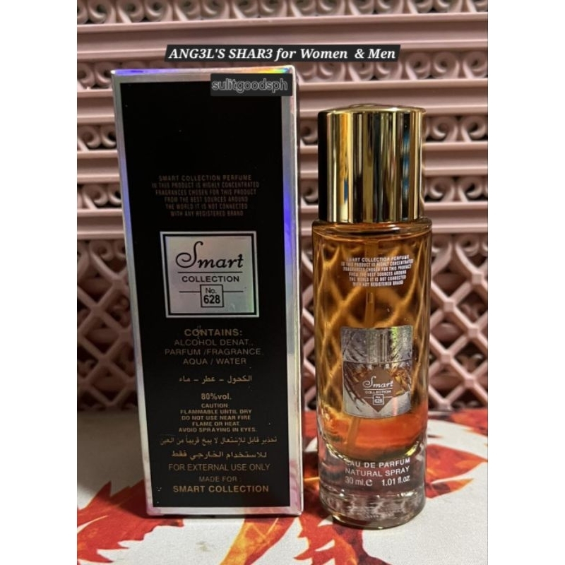SMART COLLECTION PERFUME NO. 628 FOR WOMEN AND MEN 30 ML EDP | Shopee ...