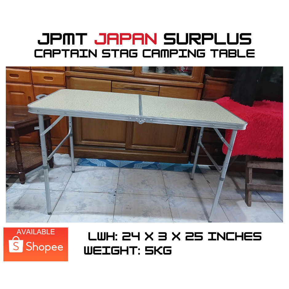 CAPTAIN STAG CAMPING TABLE | Shopee Philippines