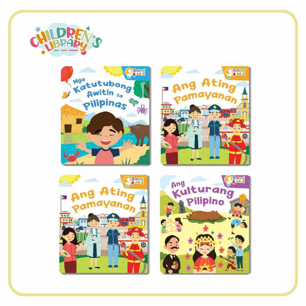 Batang Matalino Board Books Tagalog Books For Kids Educational | Shopee ...