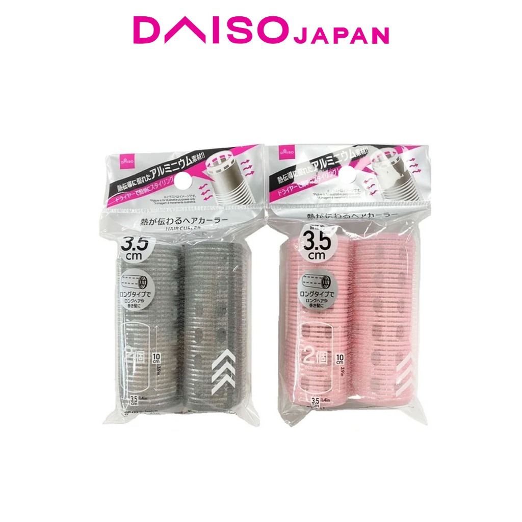 Daiso Magic Heat Curlers (3.5cm diameter, 2 pieces) | Shopee Philippines