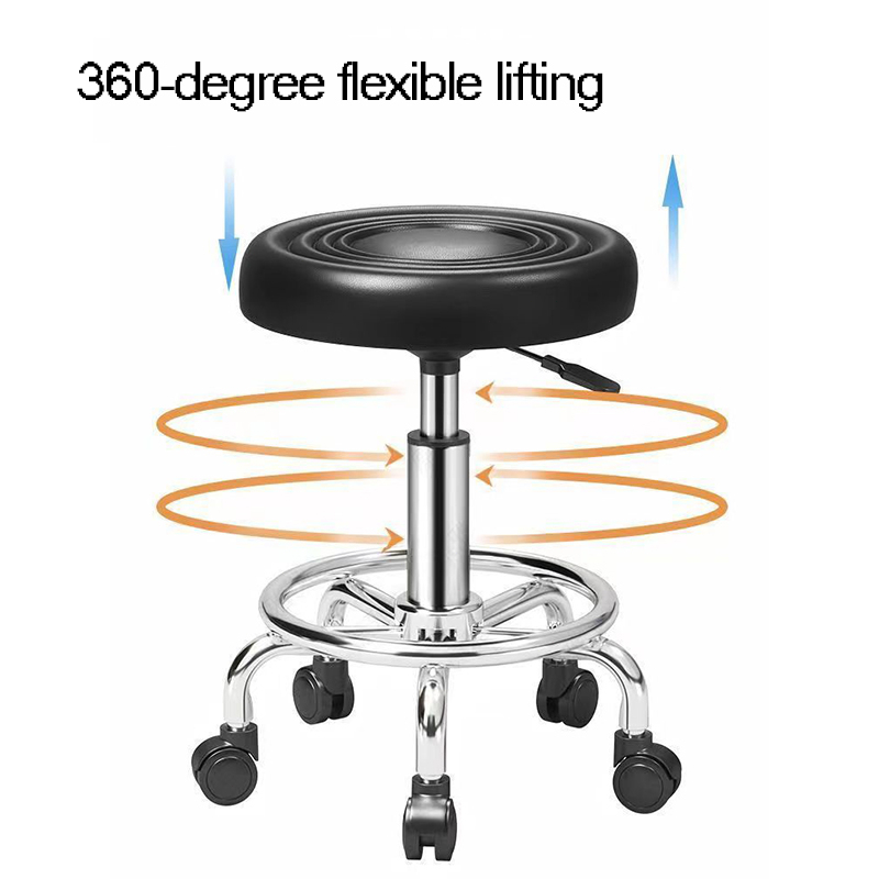 Bar Chair Adjustable High Chair Round Bar Stool Lift chair Work Salon ...