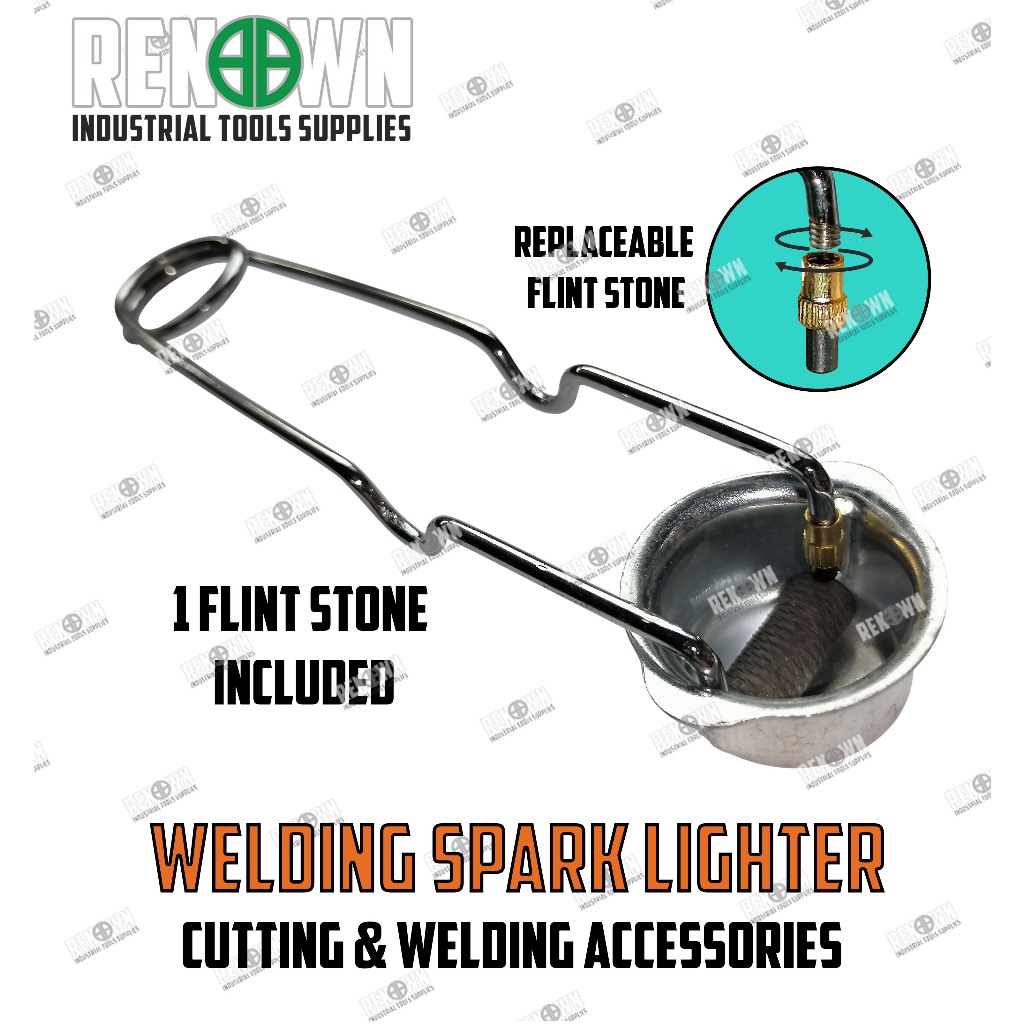 Welding Cup Spark Lighter Igniter with flint stone for Acetylene ...