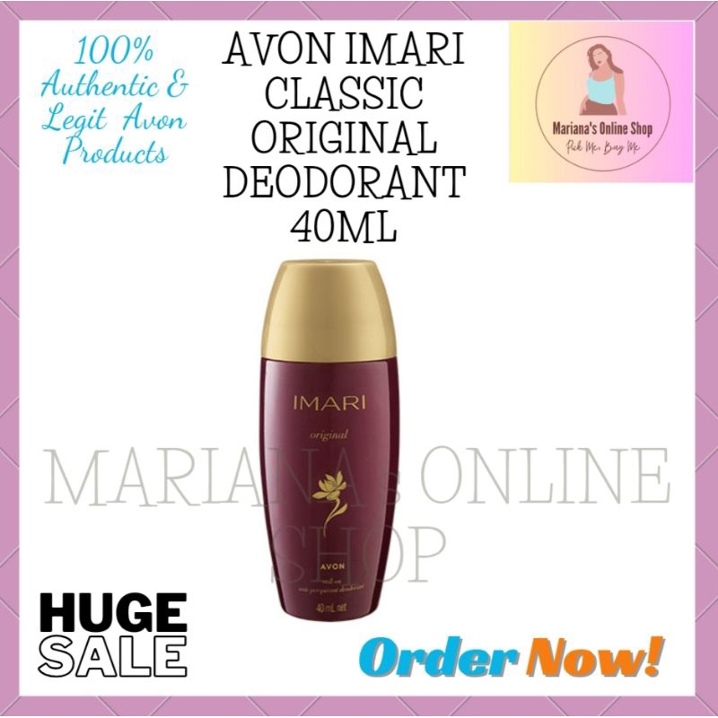 Avon IMARI CLASSIC ORIGINAL DEODORANT 40ML | Shopee Philippines