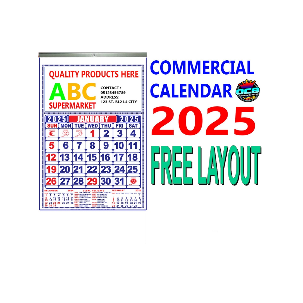 COMMERCIAL CALENDAR 2025 | Shopee Philippines