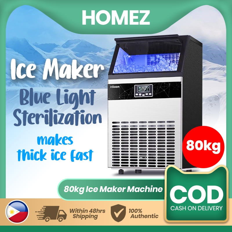 Automatic Ice Maker Machine 60kg-80kg Heavy Duty Commercial and ...