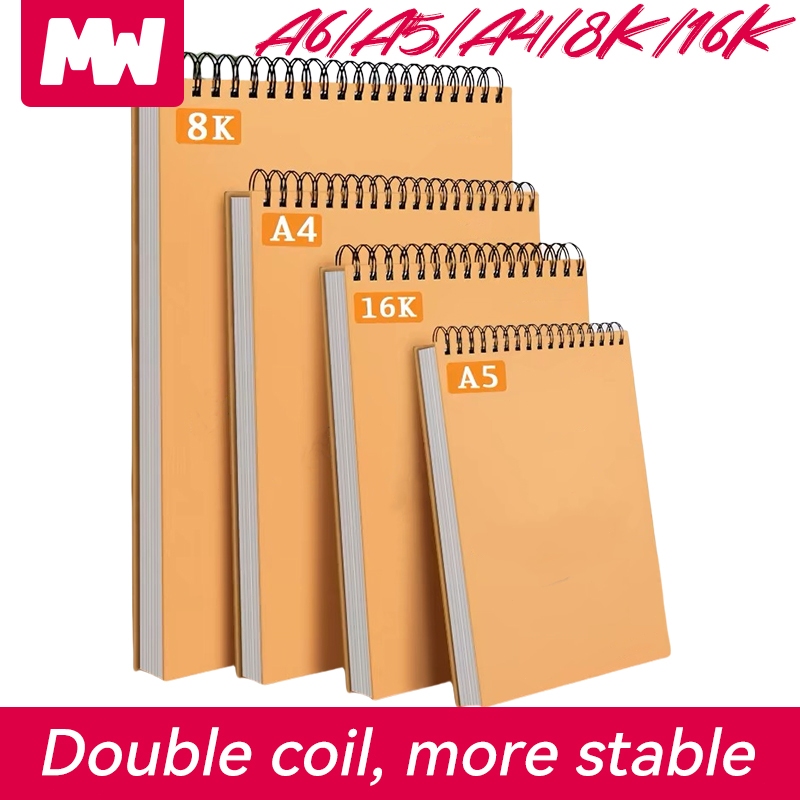 MW Professional sketchbook Thick paper Spiral notebook Art school ...