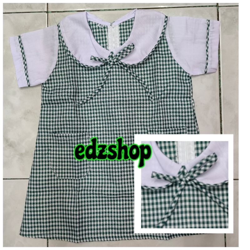 gress chekerd green.school uniform | Shopee Philippines