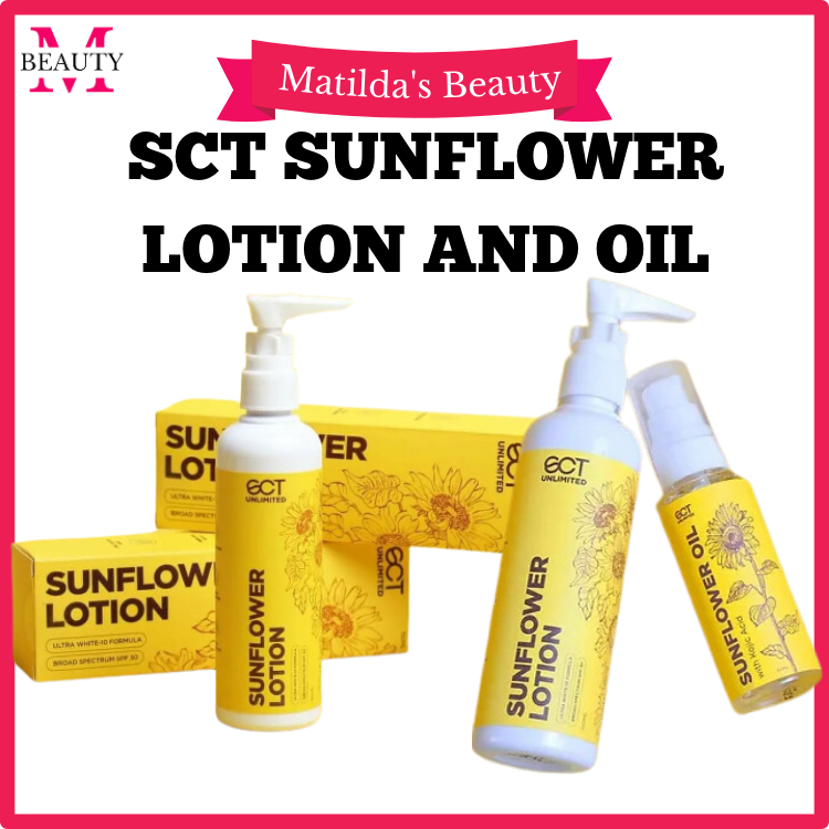 SCT Unlimited Sunflower Variation Skin Care Products (Sunflower Oil ...