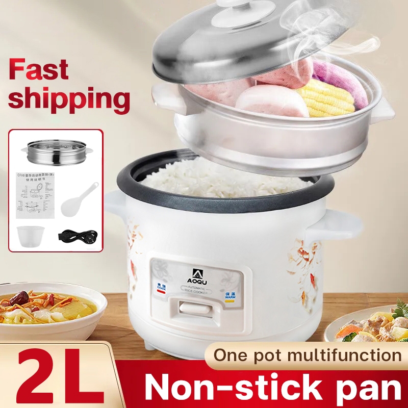 Rice Cooker 2L Small Steamer Electric Rice Cooker Multifunctional Non ...