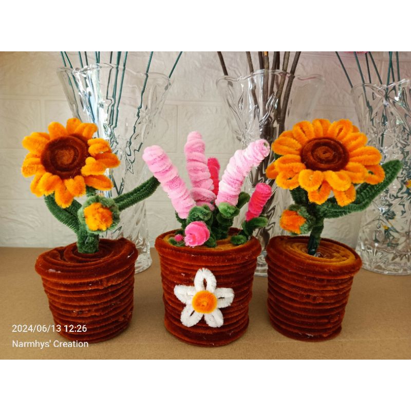 Fuzzy Wires Mini Pot | Shopee Philippines