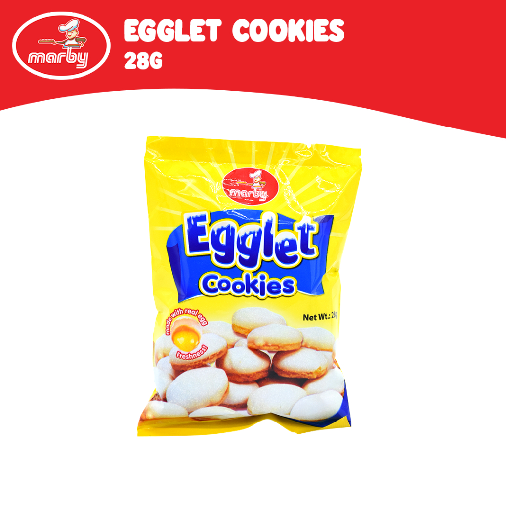 Marby Egglet Cookies - 28 grams | Shopee Philippines