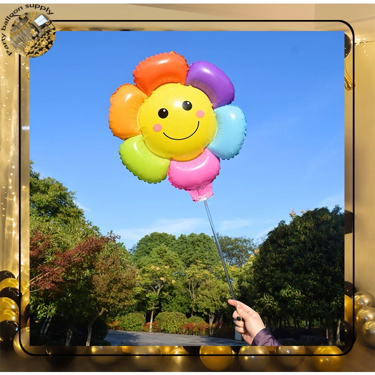 Cod/Flower Balloon Tow Bar Daisy Flower Balloons Party Decorations ...