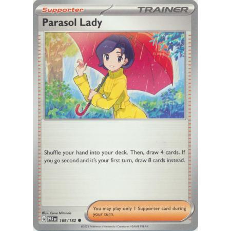Pokemon TCG - PARASOL LADY 169/182 Common - Paradox Rift | Shopee ...