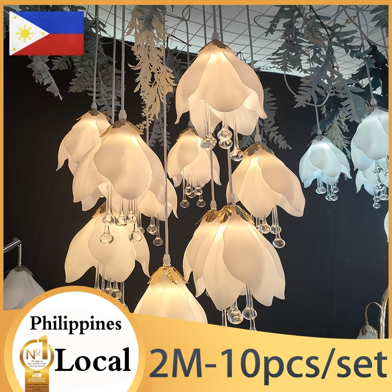 10pcs/set Magnolia chandelier, Wedding Design Party Decoration pendant ...