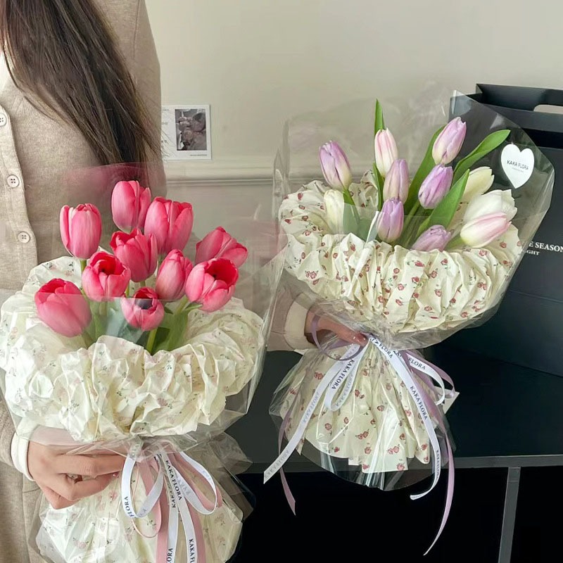 20PCS Thickened Snow Pear Paper Bouquet Wrapping Paper Bouquet Wrapper ...