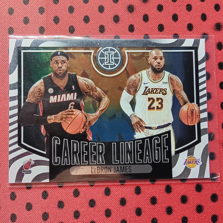 LeBron James 2020-21 Panini Illusions Career Lineage #2 : NBA Cards ...