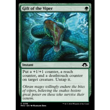 Gift of the Viper - Modern Horizons 3 (MH3) - GREEN | Shopee Philippines