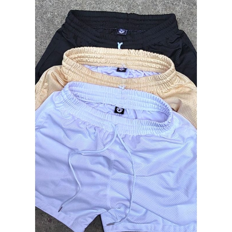 BALLERS PLAIN MESH SHORT ORIGINAL WITH DOUBLE LINING ABOVE THE KNEE ...