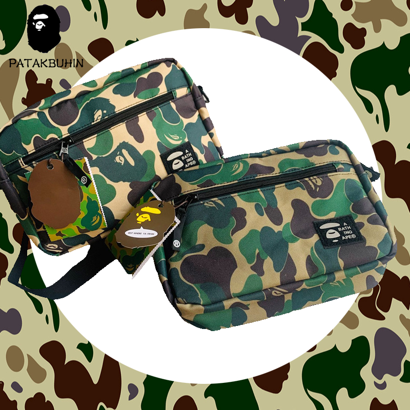 Bape Camo Shoulder Crossbody Bag A BATHING APE Shoulder Bag Crossbody ...