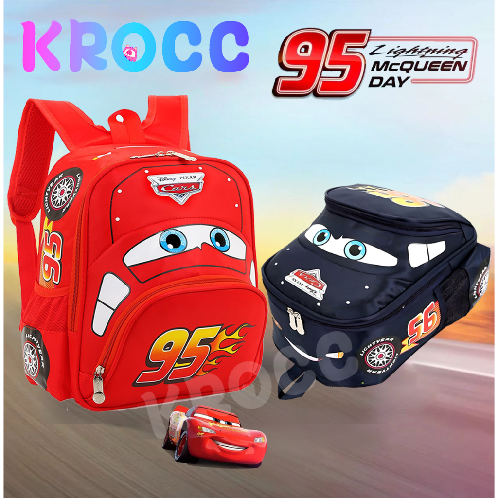 KROCC 3D Cars95 School Bag Car Backpack Kids Bag Children's Cartoon ...