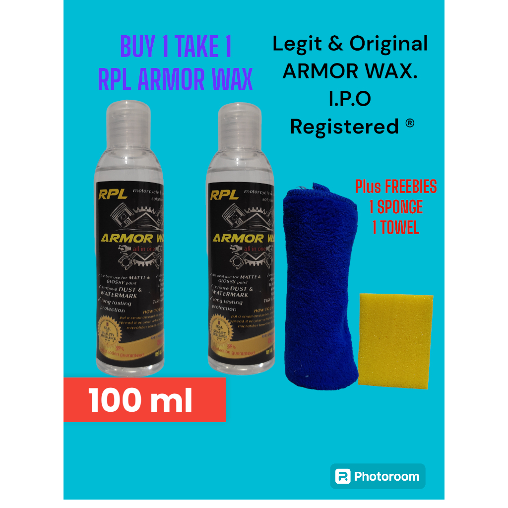 Armor Wax Buy 1 Take 1 (100ml) | Shopee Philippines