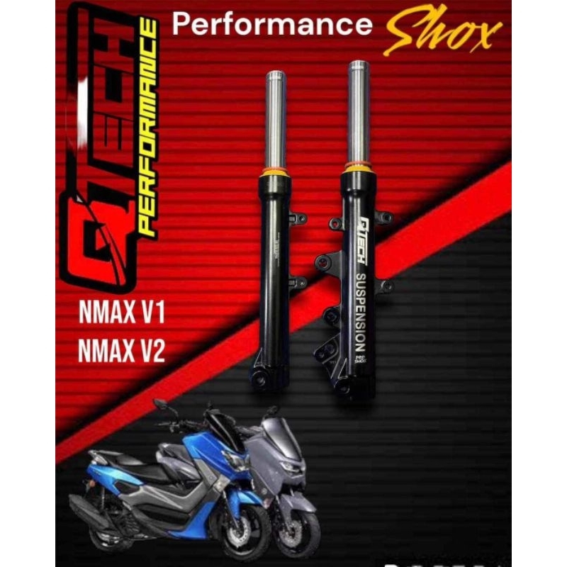 Q-Tech Front Shock Assy Nmax v1/Nmax v2 | Shopee Philippines