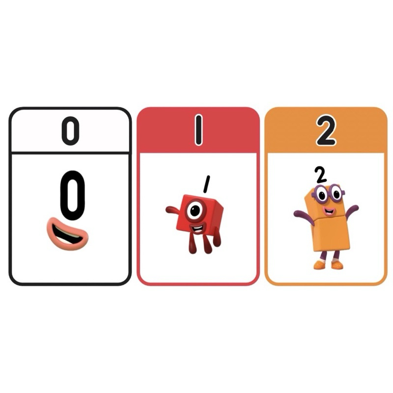 24pc Numberblocks Flashcards + 1 Blockzilla Mat (Laminated) | Shopee ...
