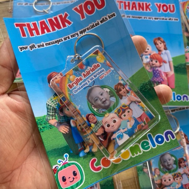 cocomelon Keychain Souvenirs Free Layout | Shopee Philippines