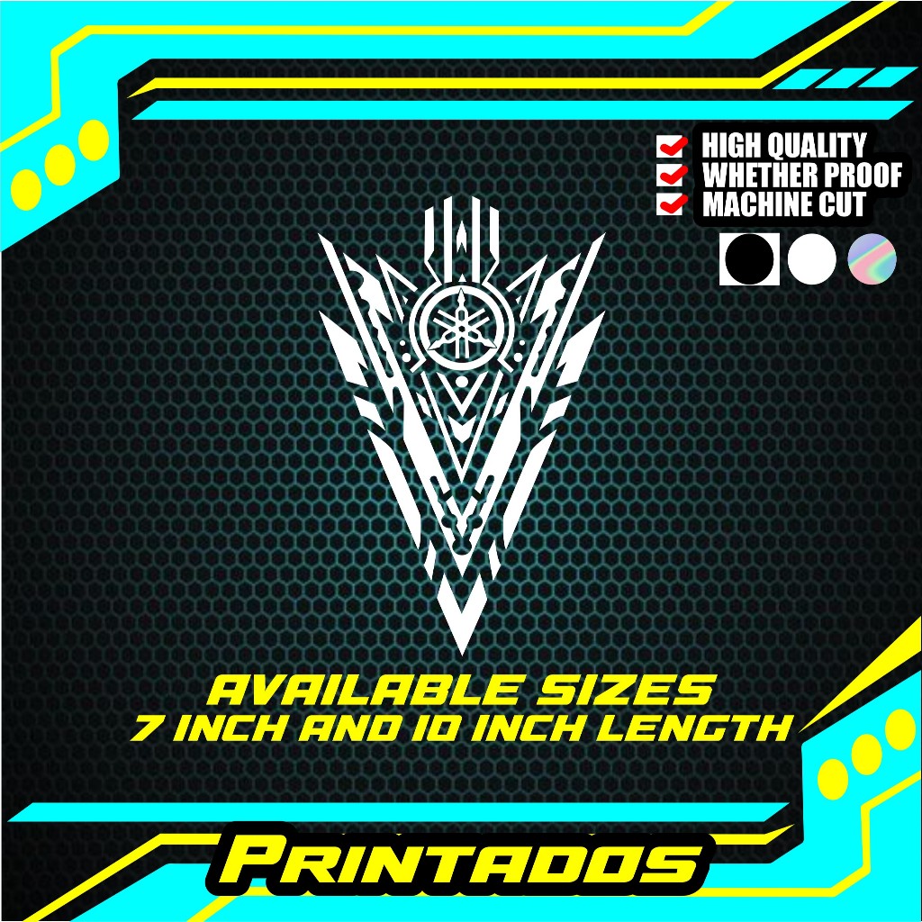 ORIGINAL YAMAHA ULTIMATE TRIBAL decal sticker cutout for car ...