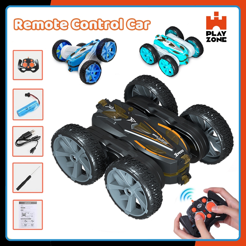 Remote Control Car Rechargeable Stunt Car 360 Degree Anti-Collision RC ...