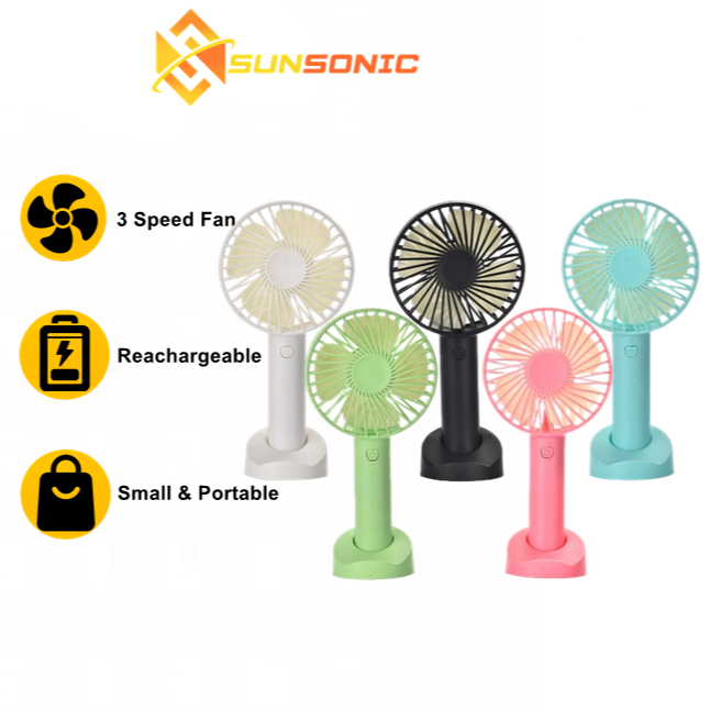 Sunsonic N9 High Quality Rechargeable Portable Mini Usb Hand Held Fan ...
