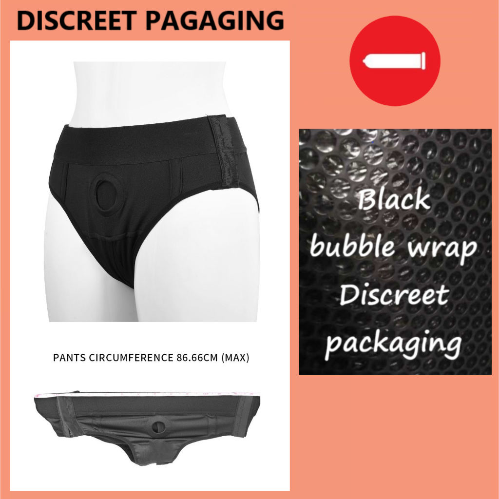 Strap Panties Lesbian Strap on Dildo Elastic Underpants Adult Sex Toys ...