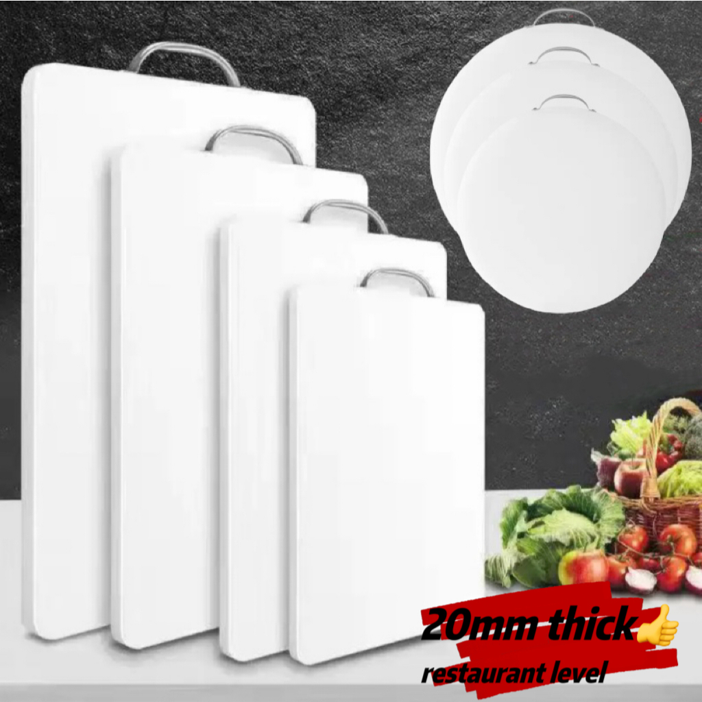 Plastic chopping board heavy duty cutting board kitchen chopping pad ...