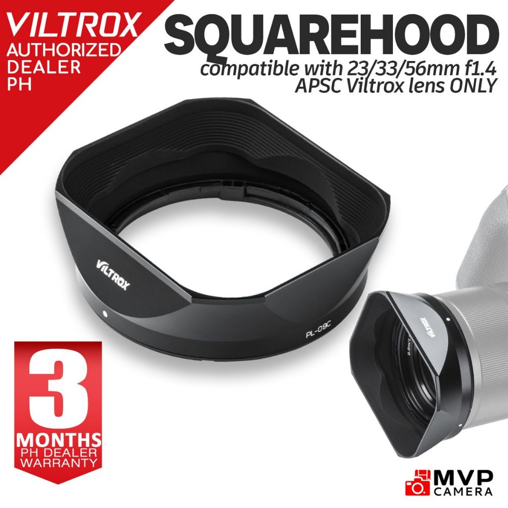 VILTROX Square Hood Squarehood for APSC 23MM 33MM 56MM MVP CAMERA | Shopee Philippines