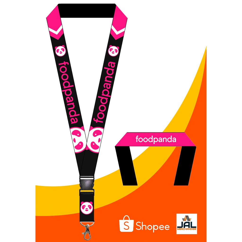 Foodpanda ID lace / ID lanyard sling | Shopee Philippines