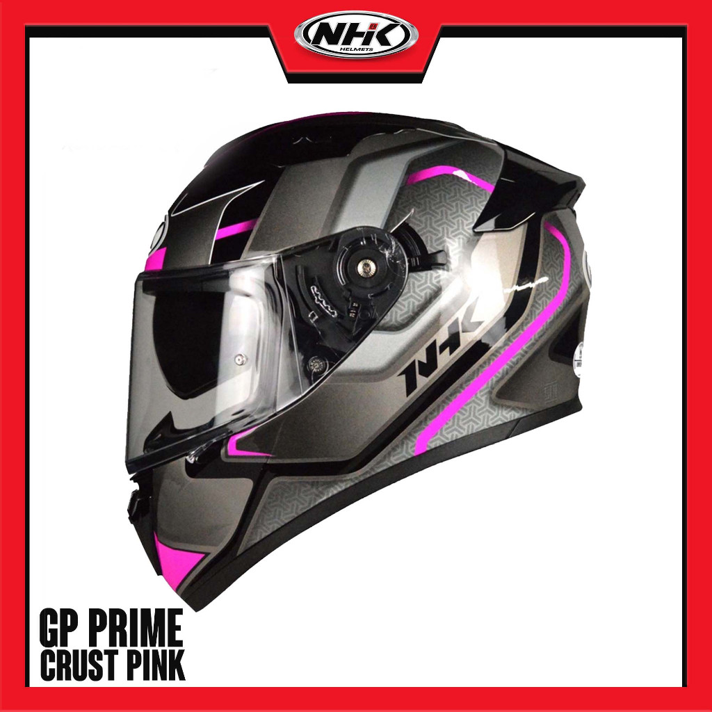 NHK Helmet GP-Prime Crust Dual Visor Full Face | NHK Helmets Official ...