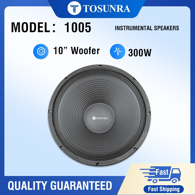 Tosunra 300W 10 Inches Car instrumental speaker Subwoofer Speaker 1005 ...
